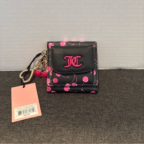 Juicy Couture | Bags | Juicy Couture Cherry On Top Blackpink Envelope ...